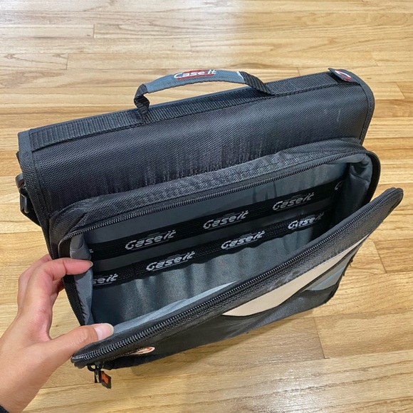 case-it | Office | Caseit Zipper Binder Laptop Shoulder Bag Never Used ...
